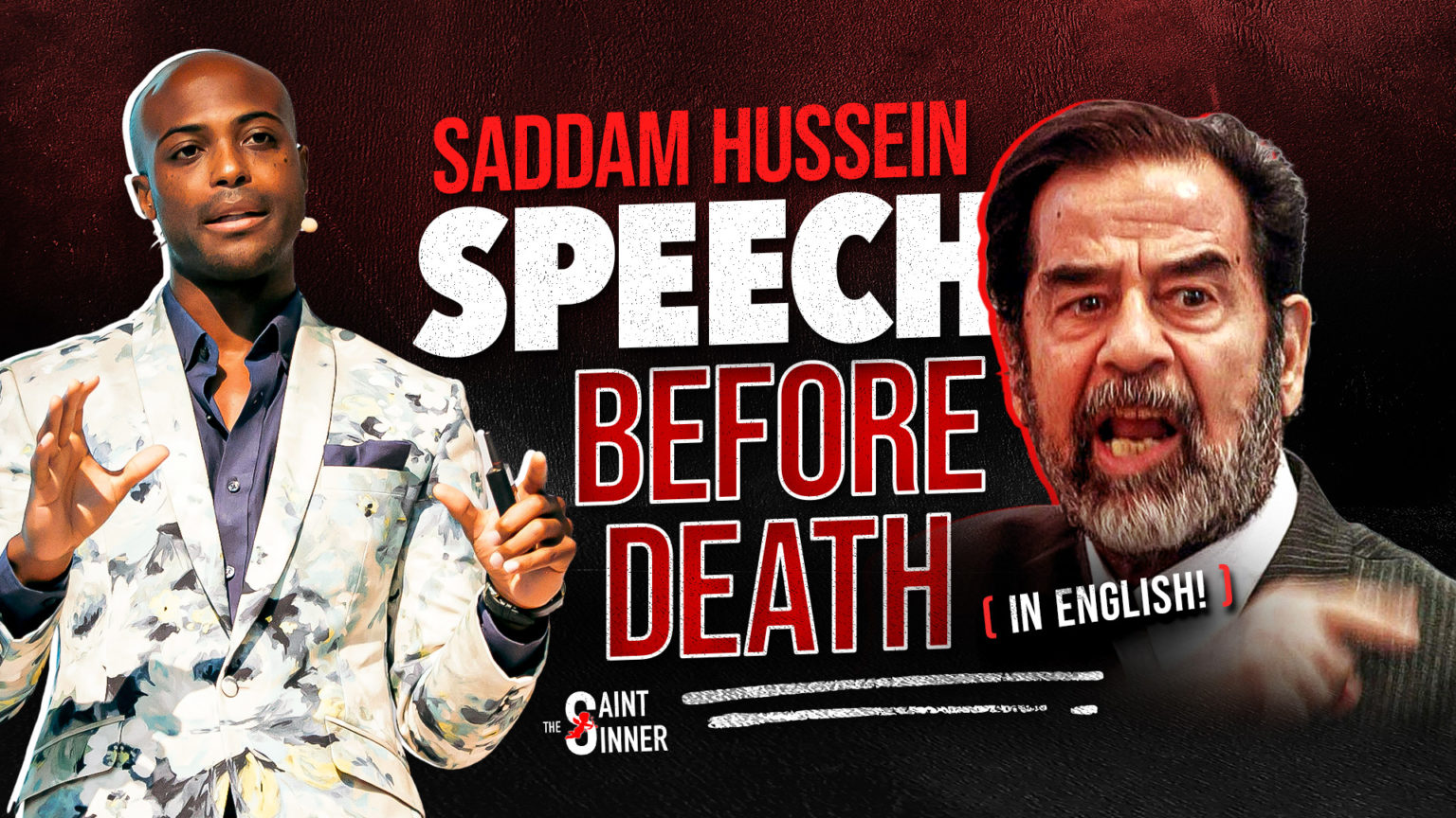 LIVE in 2 Hours – Saddam Hussein’s Speech Before DEATH & What Trump ...